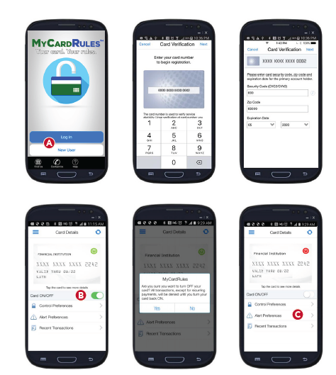 Debit Card MyCardRules App | 1st Summit Bank